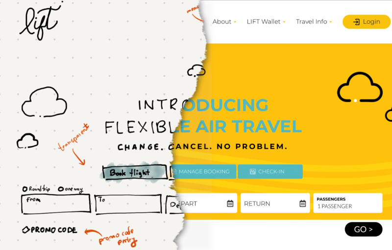 From concept to production - Lift new website - AeroCRS
